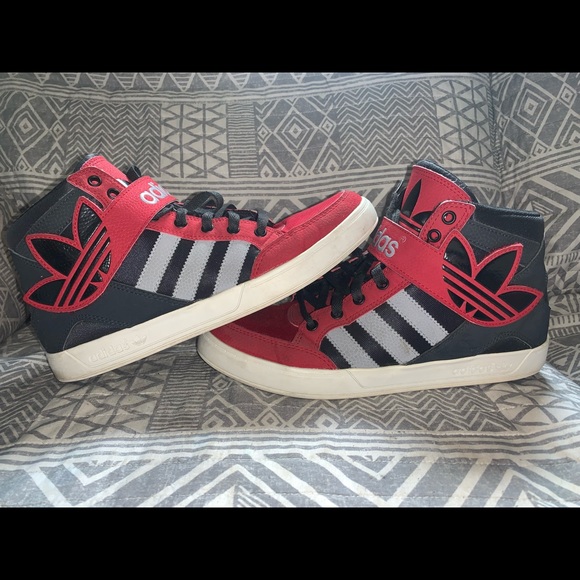 adidas Originals | Shoes | Adidas Original Evh 7904 Red And Black High ...